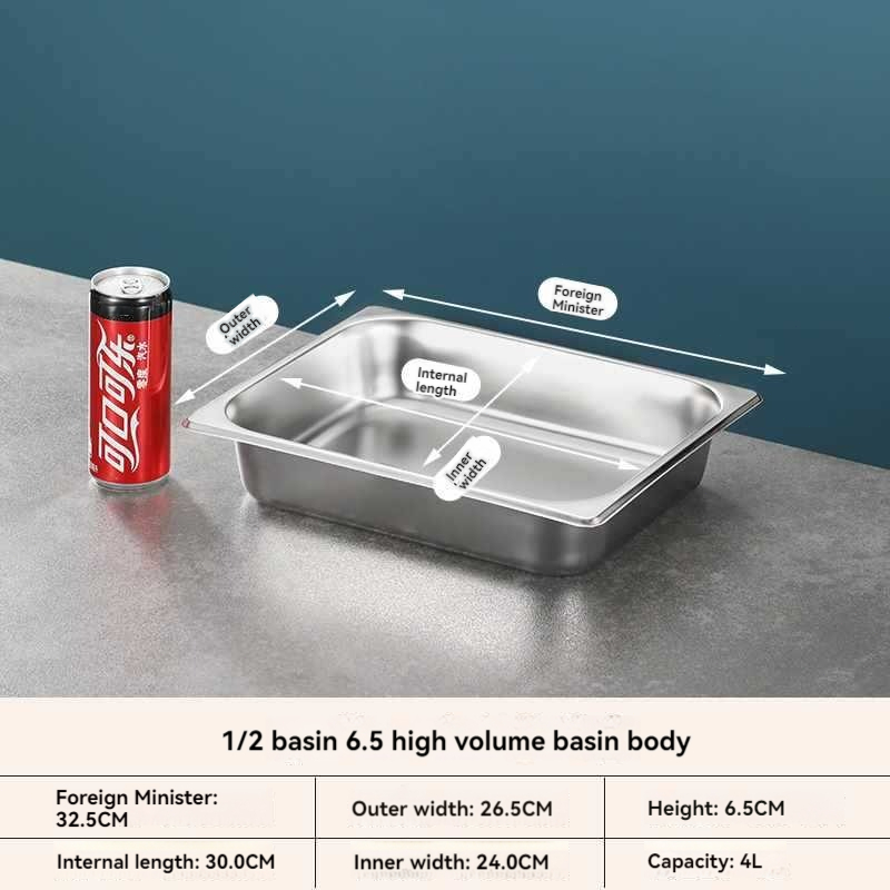 Jual 304 Food tray/stainless steel food tray/set of containers and lids ...