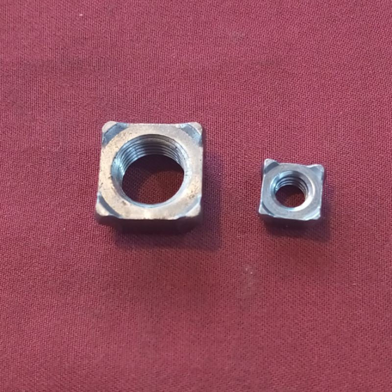 Jual Mur Las Welding Nut M12x8mm & M6x5mm pitch drat 1,25mm | Shopee ...