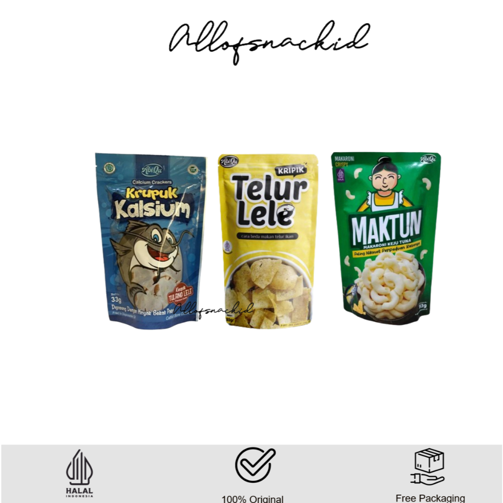 Jual Abiqu - Krupuk Kalsium - Krupuk Tulang Lele / Maktun / Kripik ...