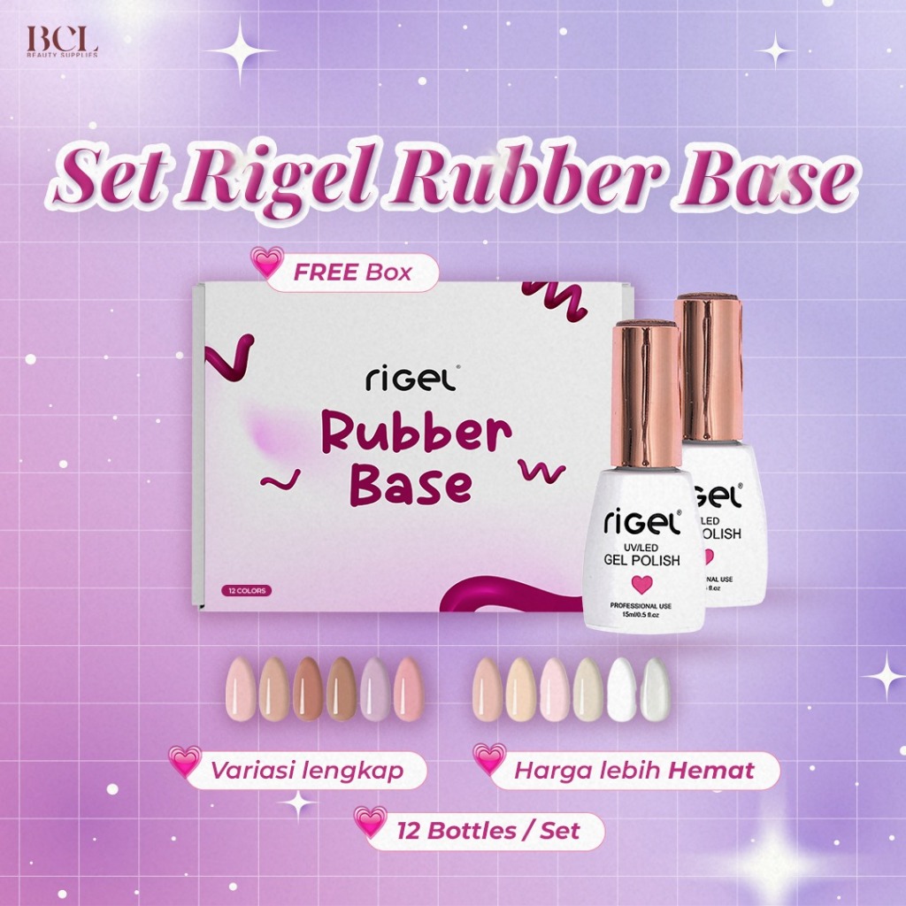 Jual {BUNDLING HEMAT} RIGEL - 15ml Rubber Base Set 12btl | Shopee Indonesia