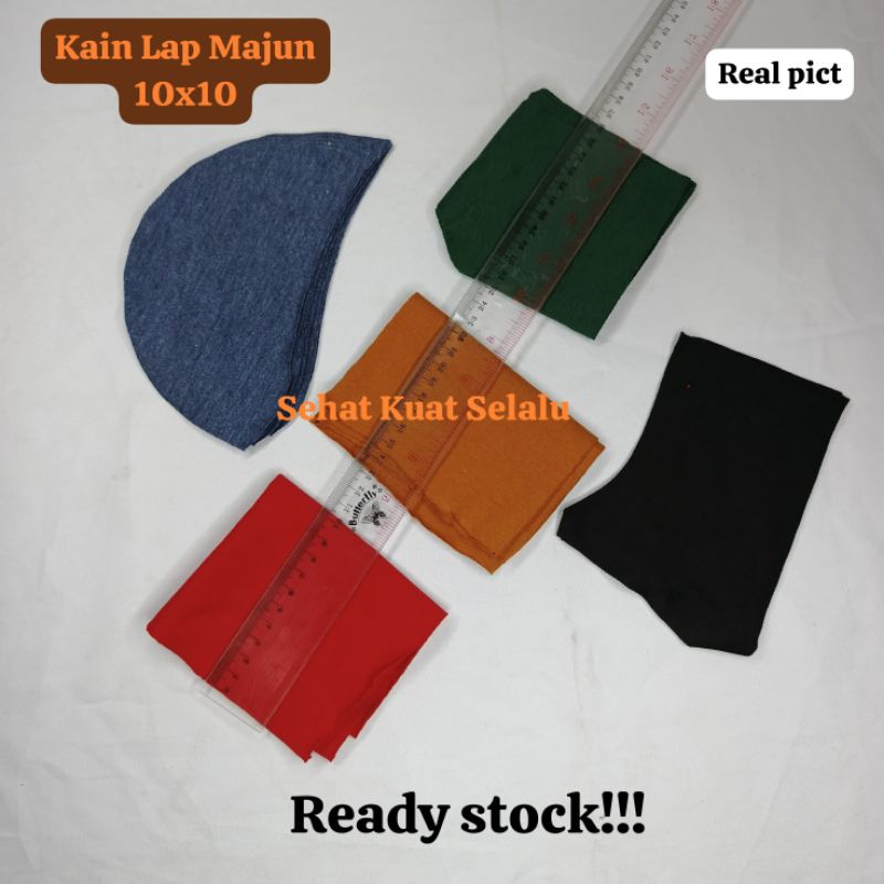 Jual KAIN LAP MAJUN PERCA KATUN Warna TUA Isi 1kg ukuran 10x10 cm ...