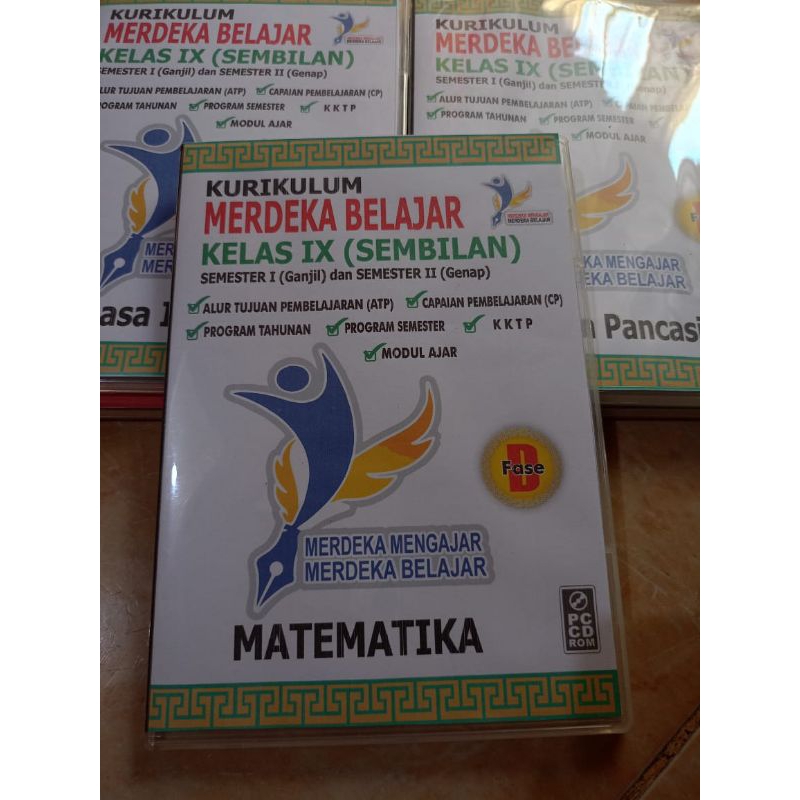 Jual CD Modul Ajar Kurikulum Merdeka 2024 Matematika Kelas IX/9 Semester 1 dan 2 Sesuai dengan ...