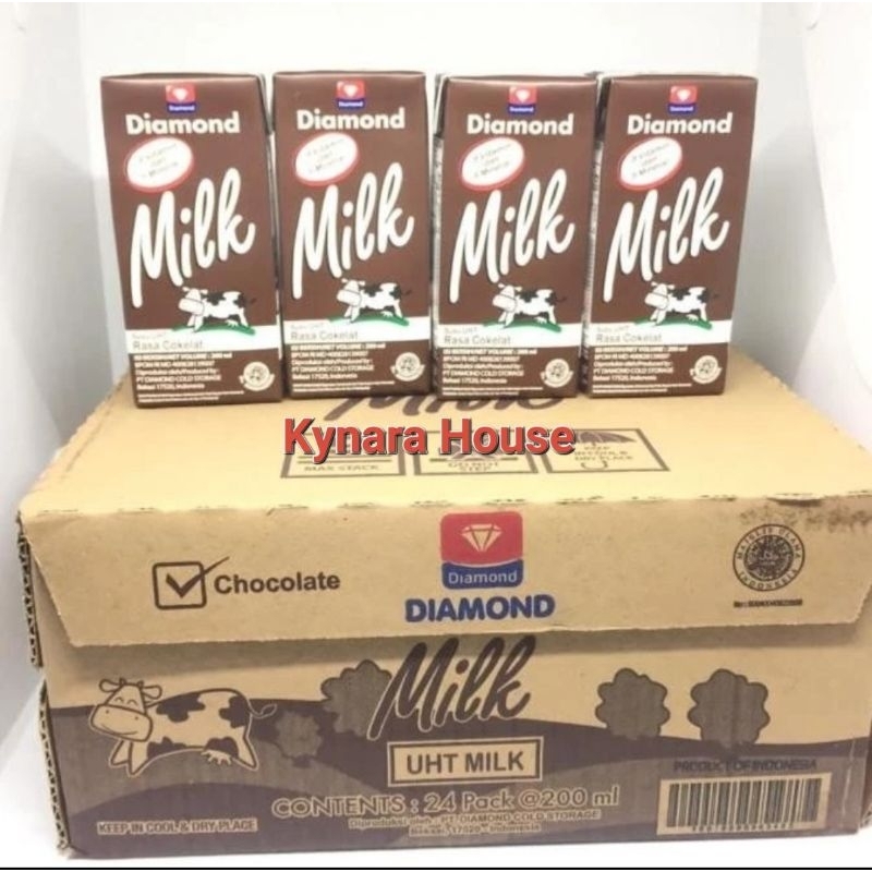 Jual Diamond Susu UHT 200ml (Karton) | Shopee Indonesia