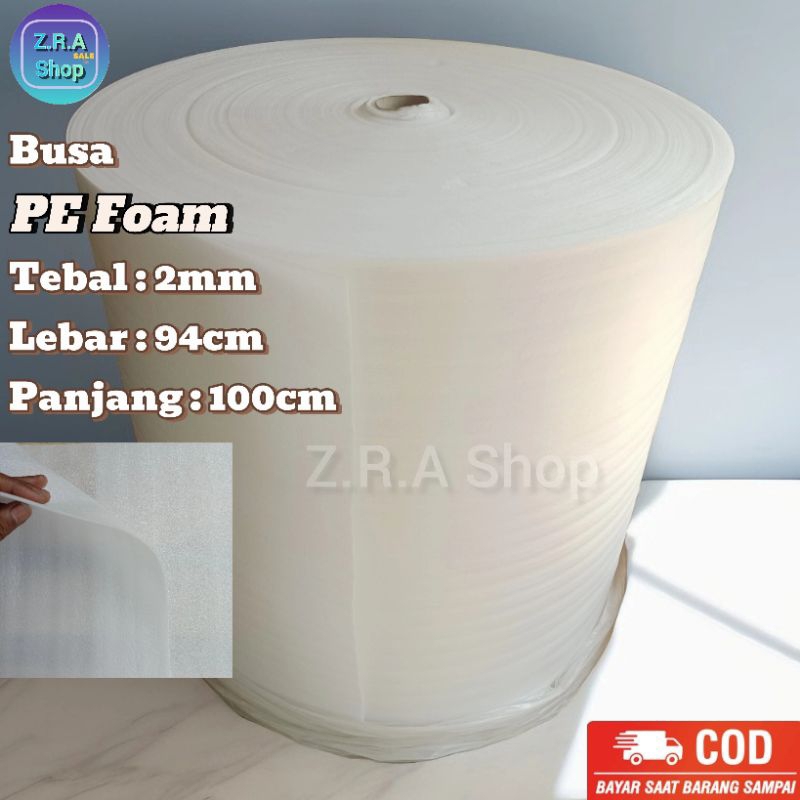 Jual Busa Polyfoam PE Foam Sheet Busa Eva Tebal 2mm Lebar 94cm Panjang ...