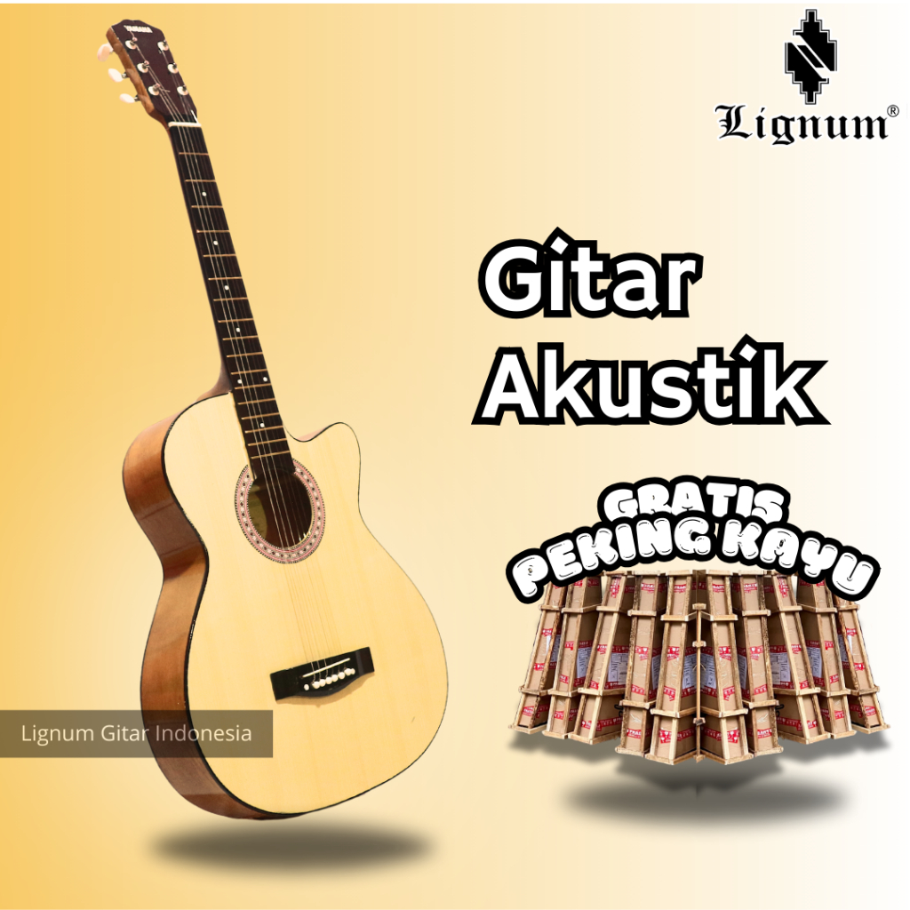 Jual Gitar Akustik Yamaha (Gratis Peking Kayu) | Shopee Indonesia