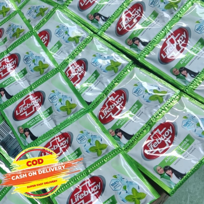 Jual Lifebuoy Shampoo anti ketombe MENTHOL DINGIN ( 9ML / 12pcs ...