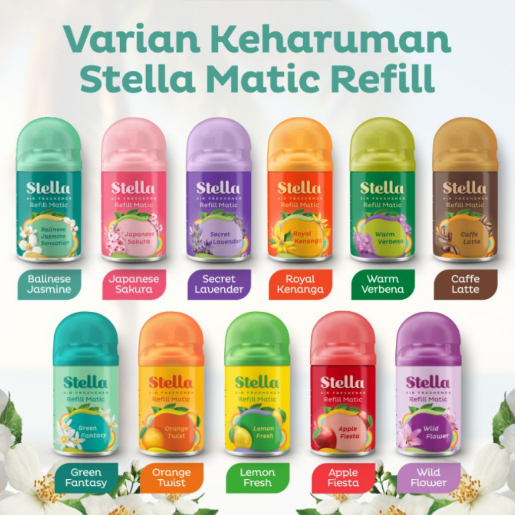 Jual Stella Matic Refill - Isi Ulang Stella Pengharum Ruangan Semprot ...