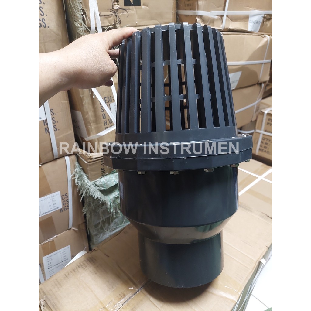 Jual Foot Valve pvc model socket ukuran 6" inch / swing foot Valve pvc ...