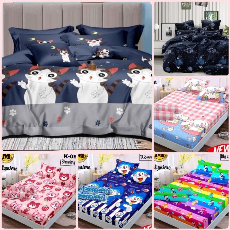 Jual SPREI SET MOTIF TERBARU Sprei Homemade set Sarban Sargul ukuran ...
