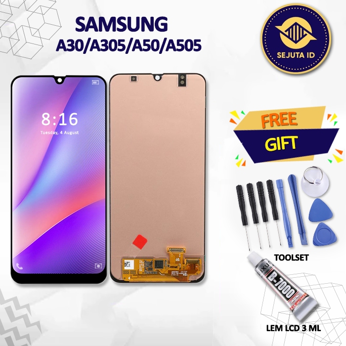 Jual LCD SAMSUNG A305 + FRAME ORIGINAL FULLSET [ FREE TOOLSET + LEM LCD ...