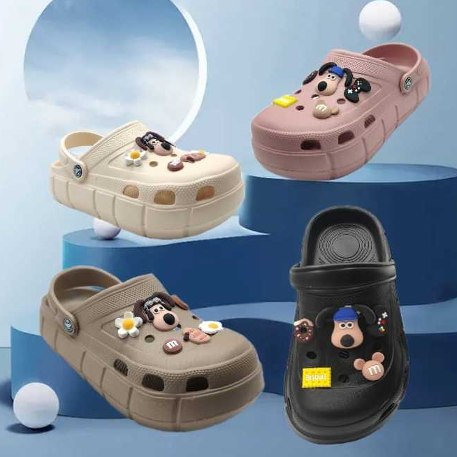 Jual Sandal Bapao Wainta Couple Ibu & Anak Sandal Baim Viral Jibbitz ...