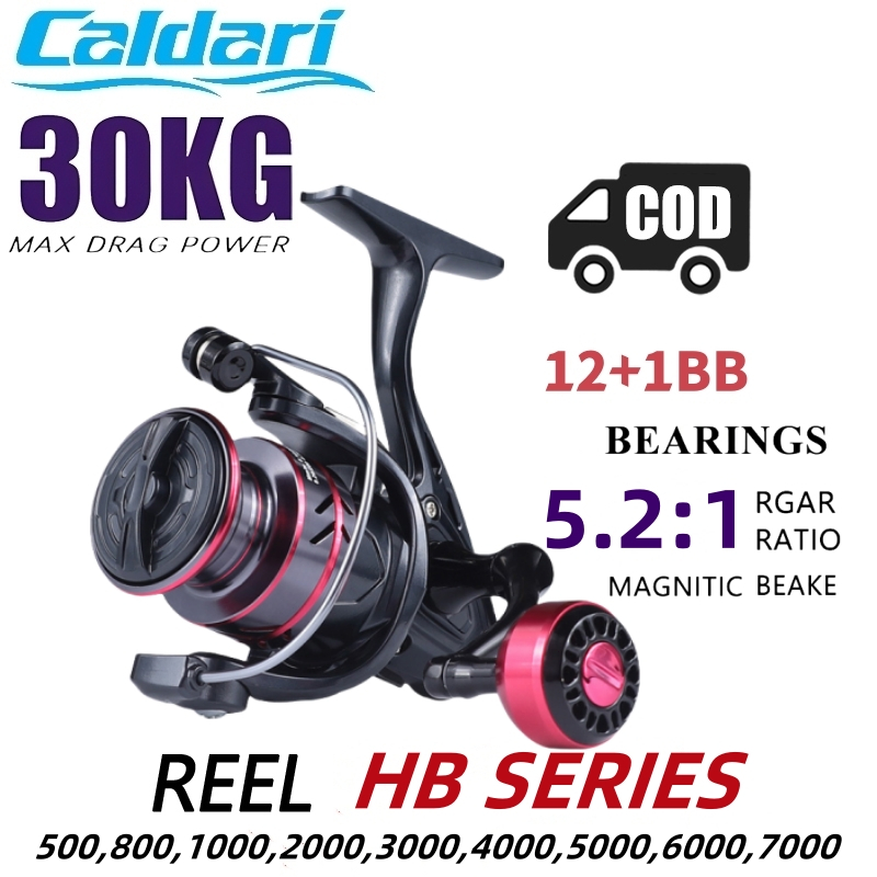 Jual CALDARI Reel Pancing 500-7000 Power Handle Reel Metal 30Kg Max ...