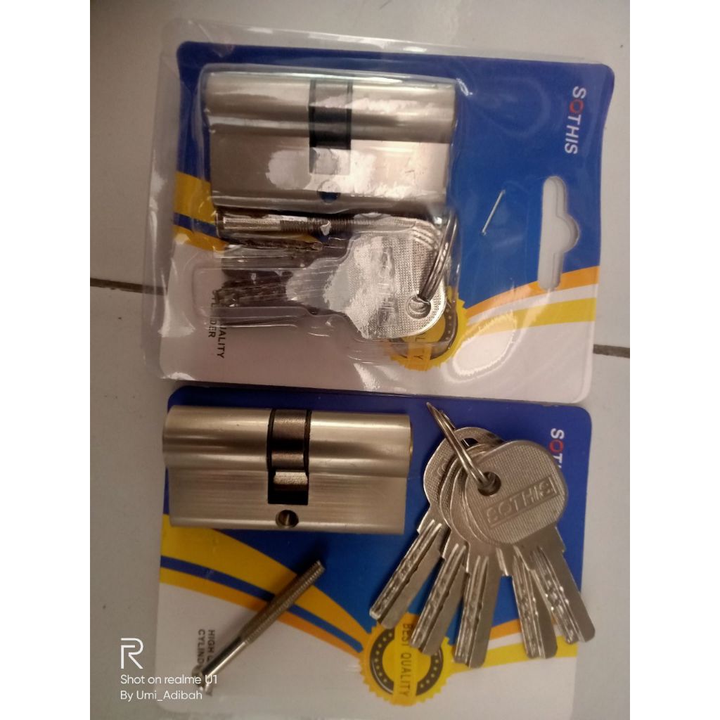 Jual Silinder Kunci SOTHIS B60mm SN Anak Pintu Rumah Kunci Isco Besar Kecil Tanggung Komputer ...