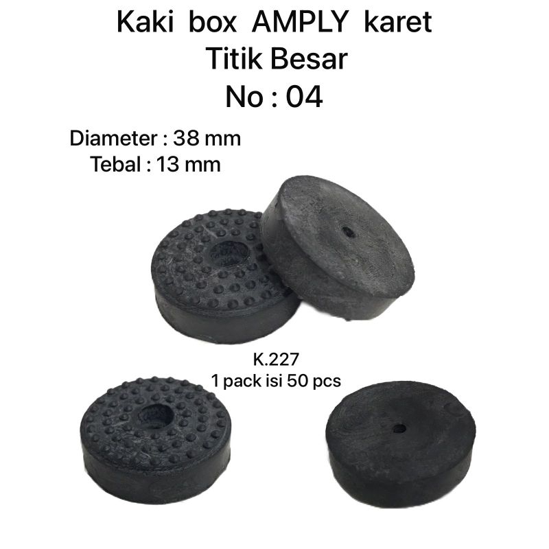 Jual Kaki Box karet Ampli Salon Titik Besar | Shopee Indonesia
