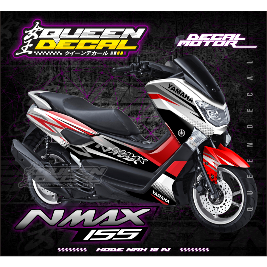 Jual Aksesorif Body Motor NMAX OLD Stiker Striping Full Body - NMX ...
