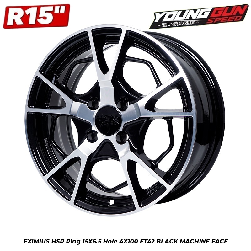Jual Velg Mobil R15 Racing HSR EXIMIUS Ring 15 Mobilio Calya Sigra Brio Ayla Agya Vios Mirage ...