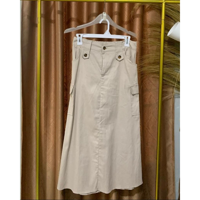 Jual Rok Cargo Katun Twill | Shopee Indonesia