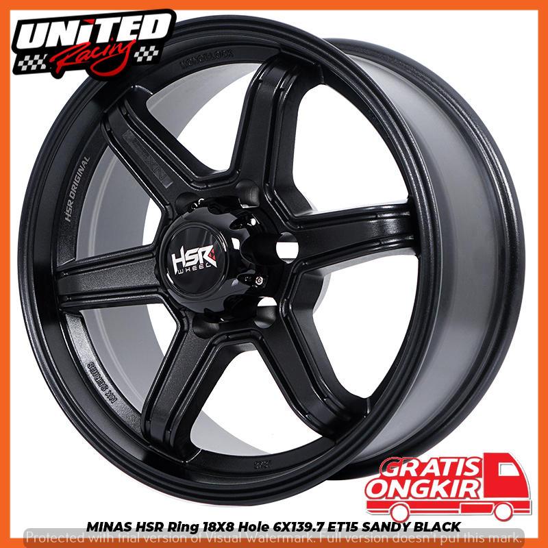Jual VELG MOBIL RING 18 HSR MINAS TYPE OFFROAD UNTUK PAJERO HILUX DOUBLE STRADA TRITON R18 PELAK ...
