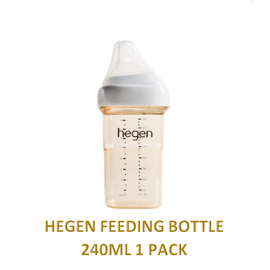 Jual HEGEN Botol Susu PCTO 240ml/8oz Feeding Bottle PPSU (240ml SINGLE) | Shopee Indonesia