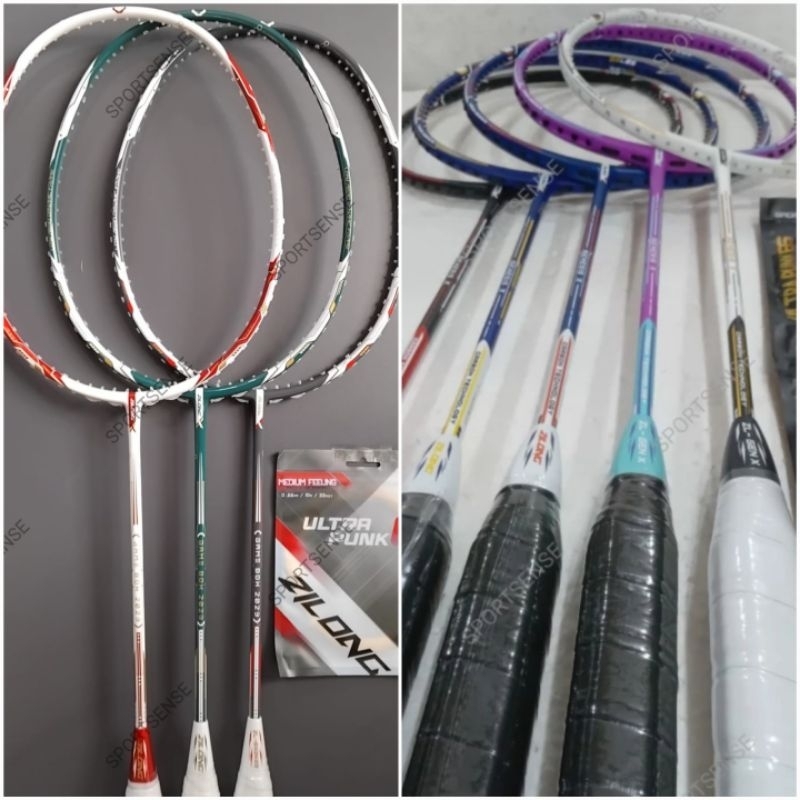 Jual Raket Badminton Zilong Genesis X Game Box Zilpro 55. 32lbs ...