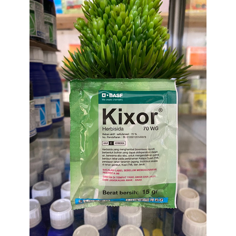 Jual Herbisida Kixor 70 WG Kemasan original Pabrik 15 gram | Shopee ...