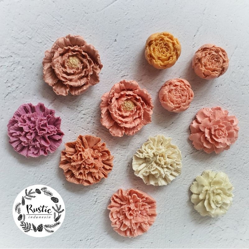 Jual Bunga Resin Hiasan Mahar Dekorasi Props Foto - Zigzag Kol Rosebud ...