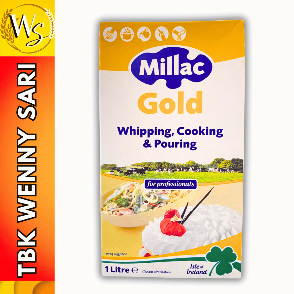 Jual Millac Gold Whipping Cream 1 Liter ( Khusus Gosend Instant dan ...