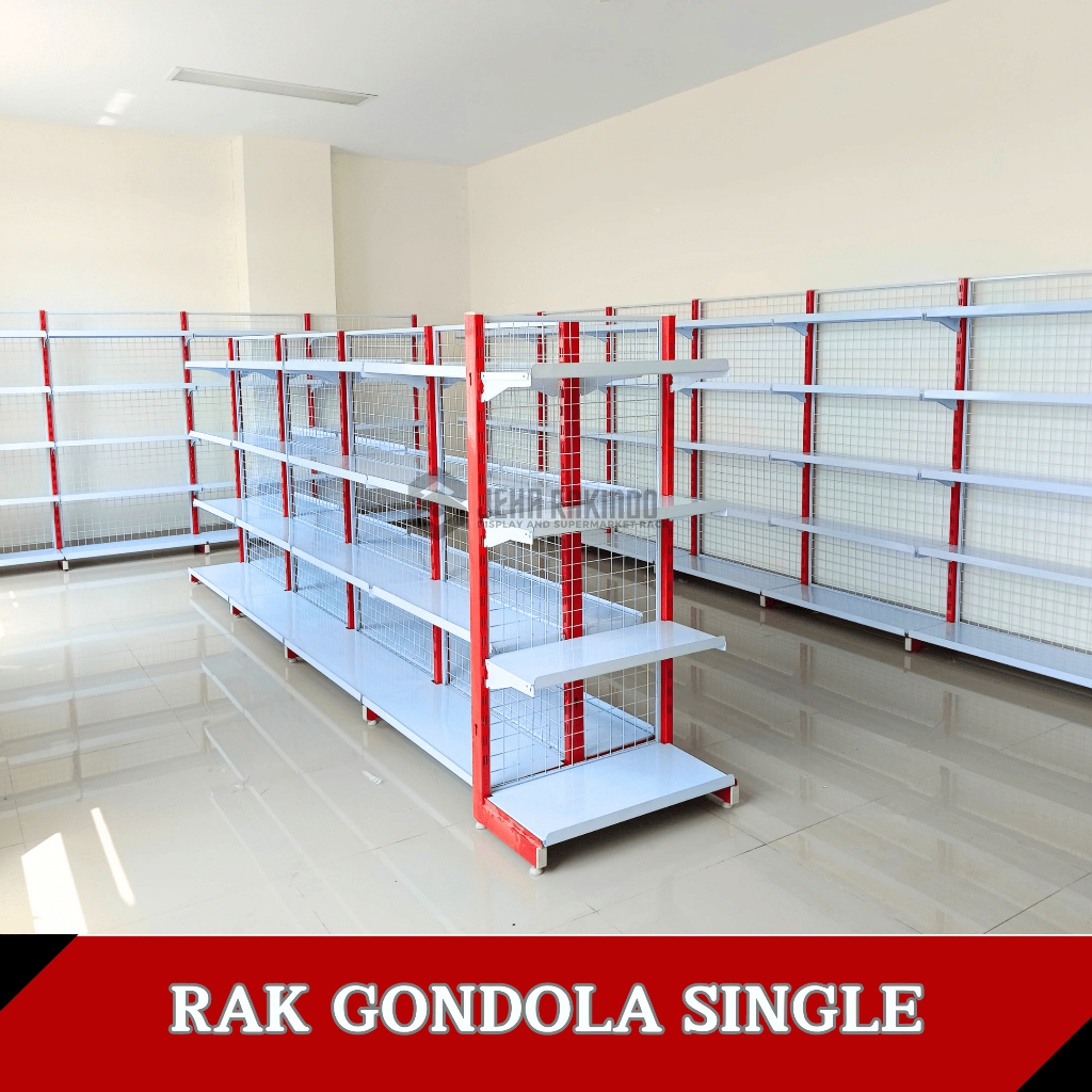Jual Rak gondola single Rak single minimarket Rak display single ...
