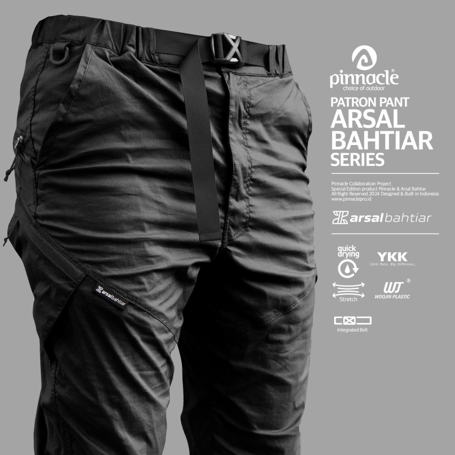 Jual Pinnacle Pro Official Patron Pant Arsal Series - Black | Shopee ...