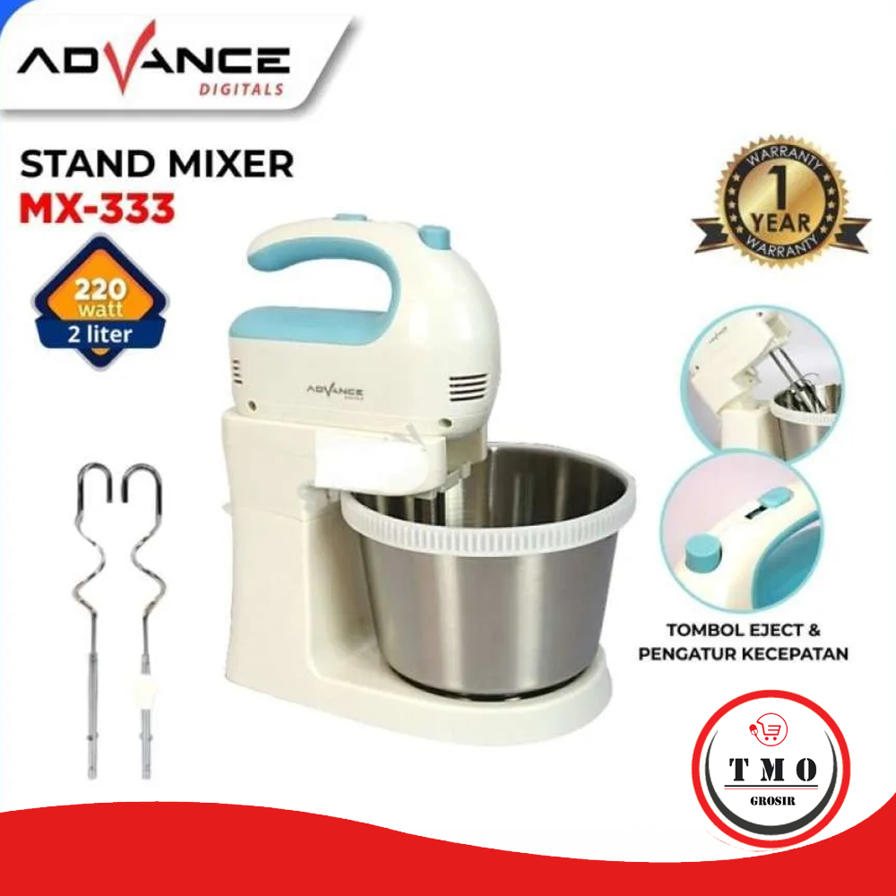 Jual Advance Stand Mixer Kapasitas 2 Liter MX-333 Standing Mixer 200W ...