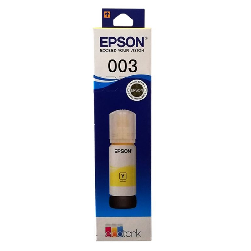 Jual Tinta Epson T003 Yellow T 003 003Y Original Cartridge Ori Resmi ...