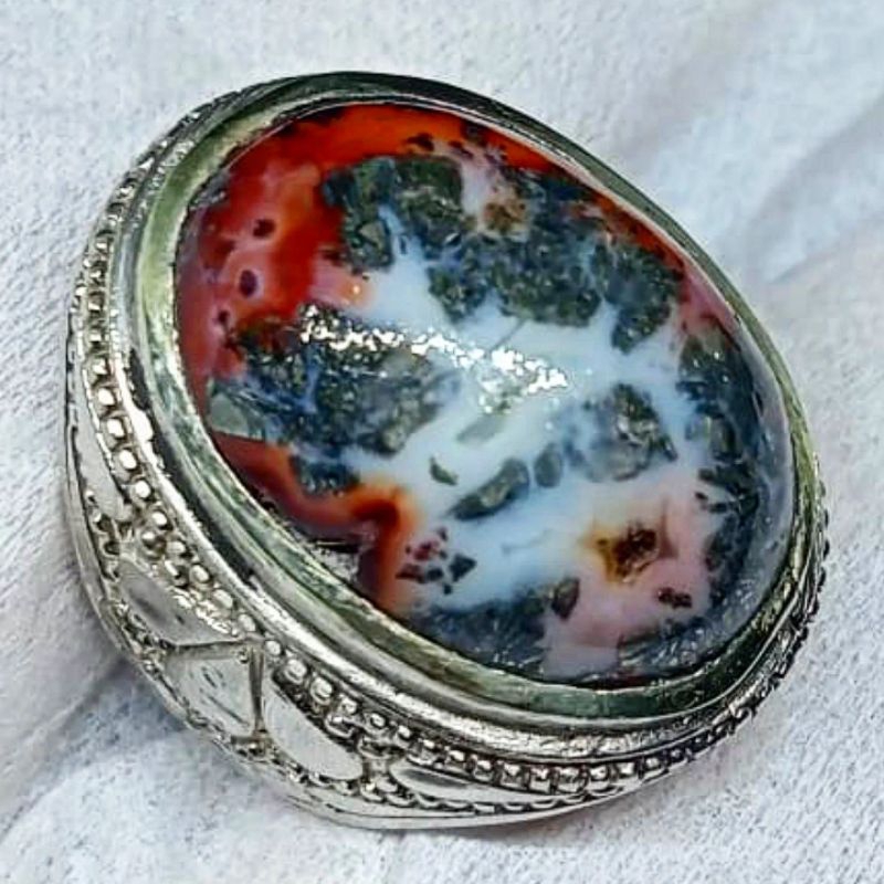 Jual BATU AKIK BADAR PERAK/MARKHASIT ANTIK (ASLI ALAM) | Shopee Indonesia