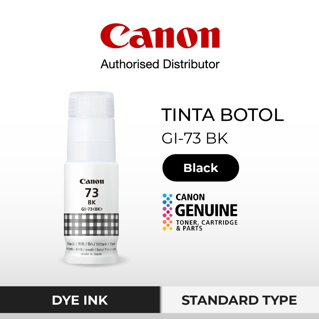 Jual Tinta Original Canon 73 Black GI73B - Tinta Canon G570 G670 ...