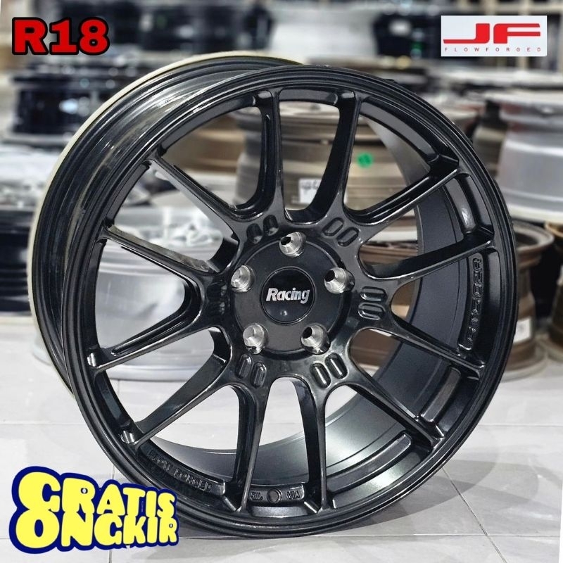 Jual velg mobil ring 18 ENKEI GTC FLOW FORMING LEBAR 8,5 velg racing mobil R18 Ertiga Xl7 Juke ...