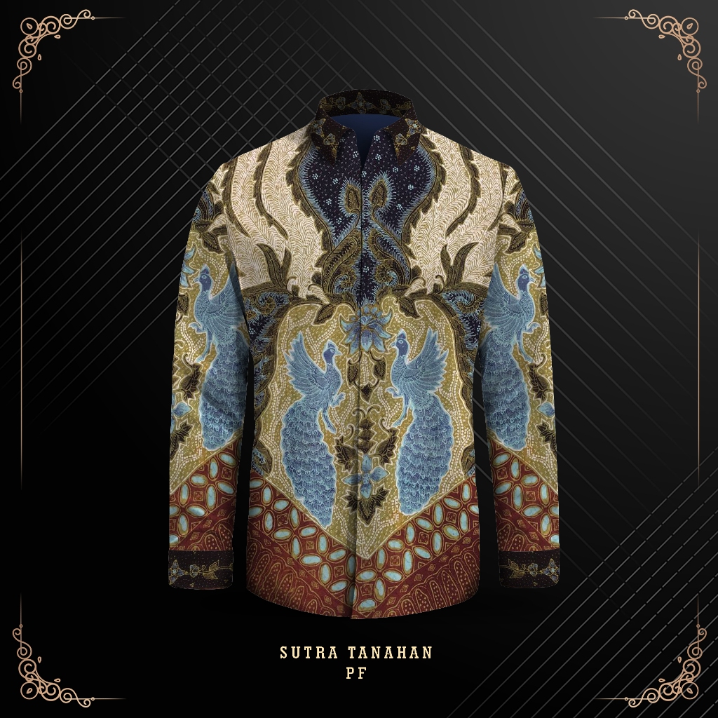 Jual Kain batik tulis sutra atbm tanahan premium kemeja pria ...