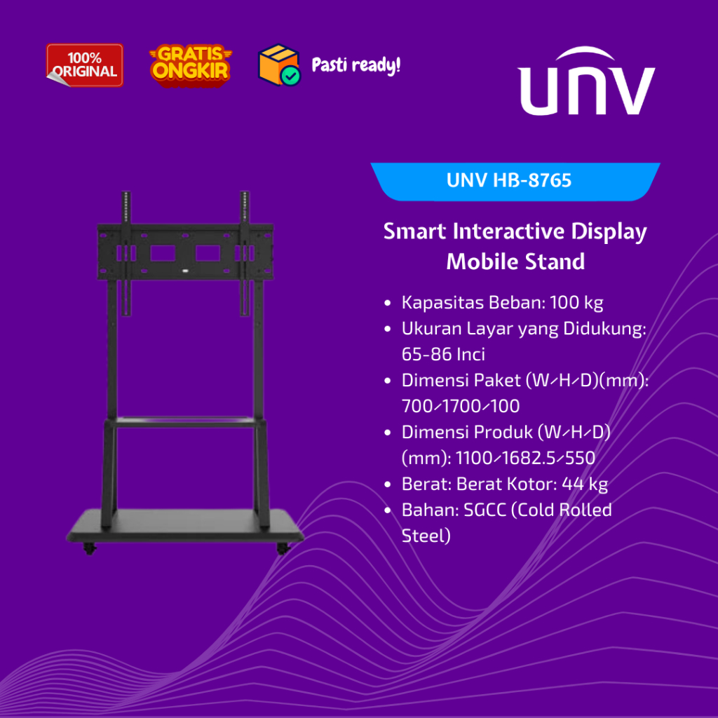 Jual UNV HB-8765 Uniview Bracket Display Smart Interactive Display ...