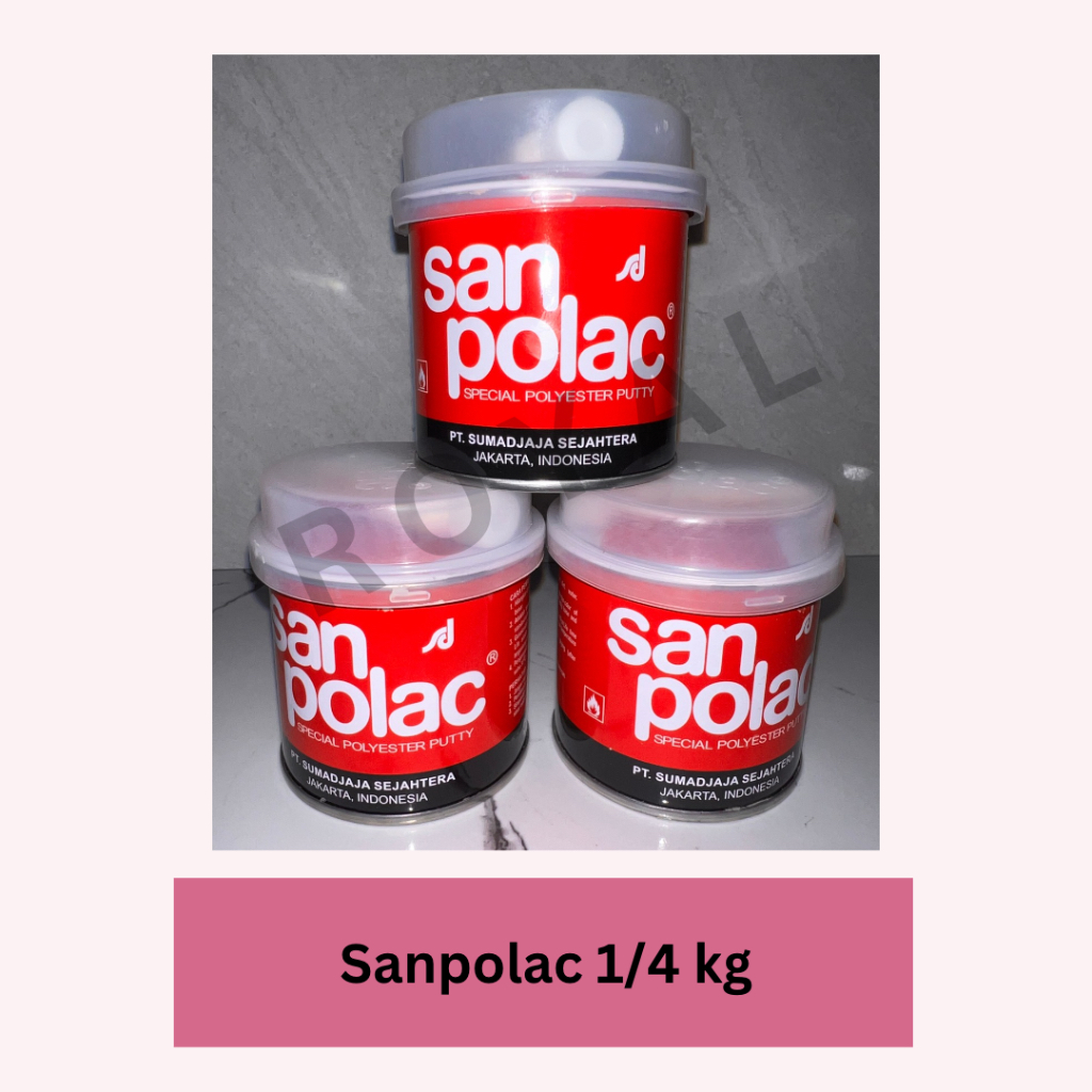 Jual Dempul besi Sanpolac 1/4 kg | Shopee Indonesia