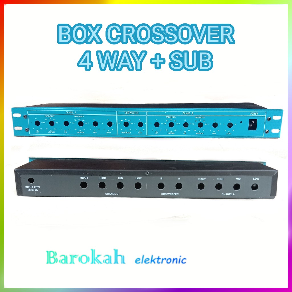 Jual Box Crossover 4 way + Subwoofer | Shopee Indonesia