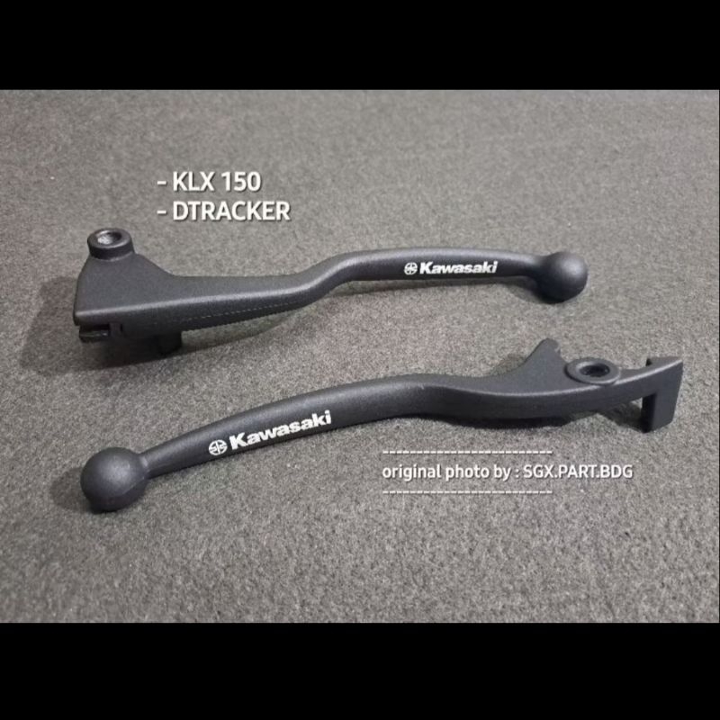 Jual Handle Standar Logo Kawasaki Black KLX Dtracker Set Kanan Kiri ...