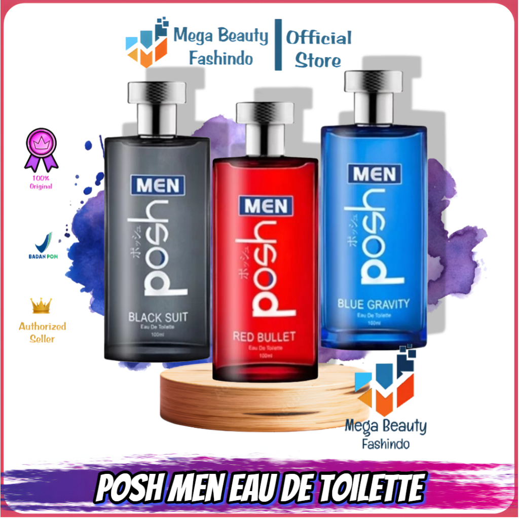 Jual Posh Men Eau de Toilette Series Botol Kaca 100ml | Shopee Indonesia