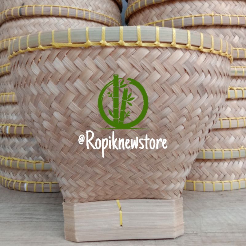 Jual Bakul nasi bambu/Bakul bambu/Boboko/Sasajen [ Diameter kurang ...