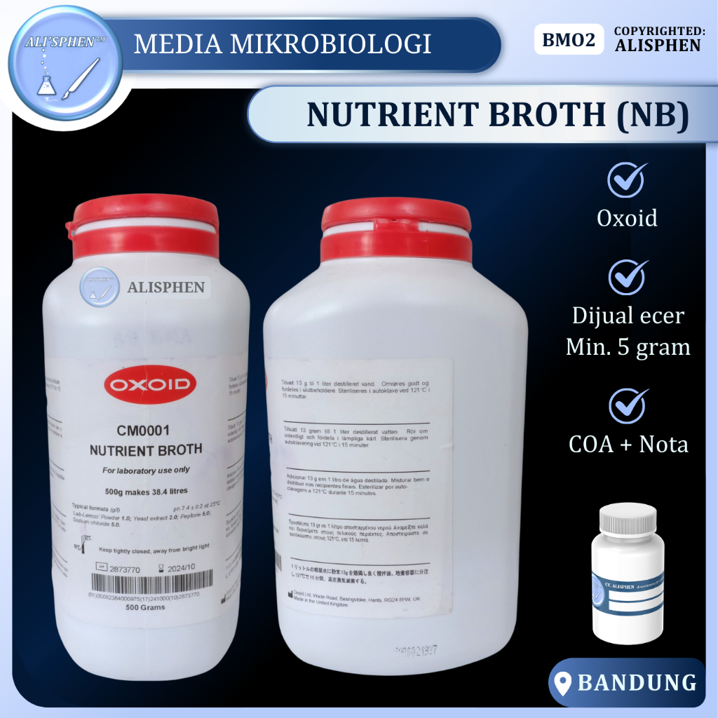 Jual NB NUTRIENT BROTH - MEDIA/MEDIUM MIKROBIOLOGI | Shopee Indonesia