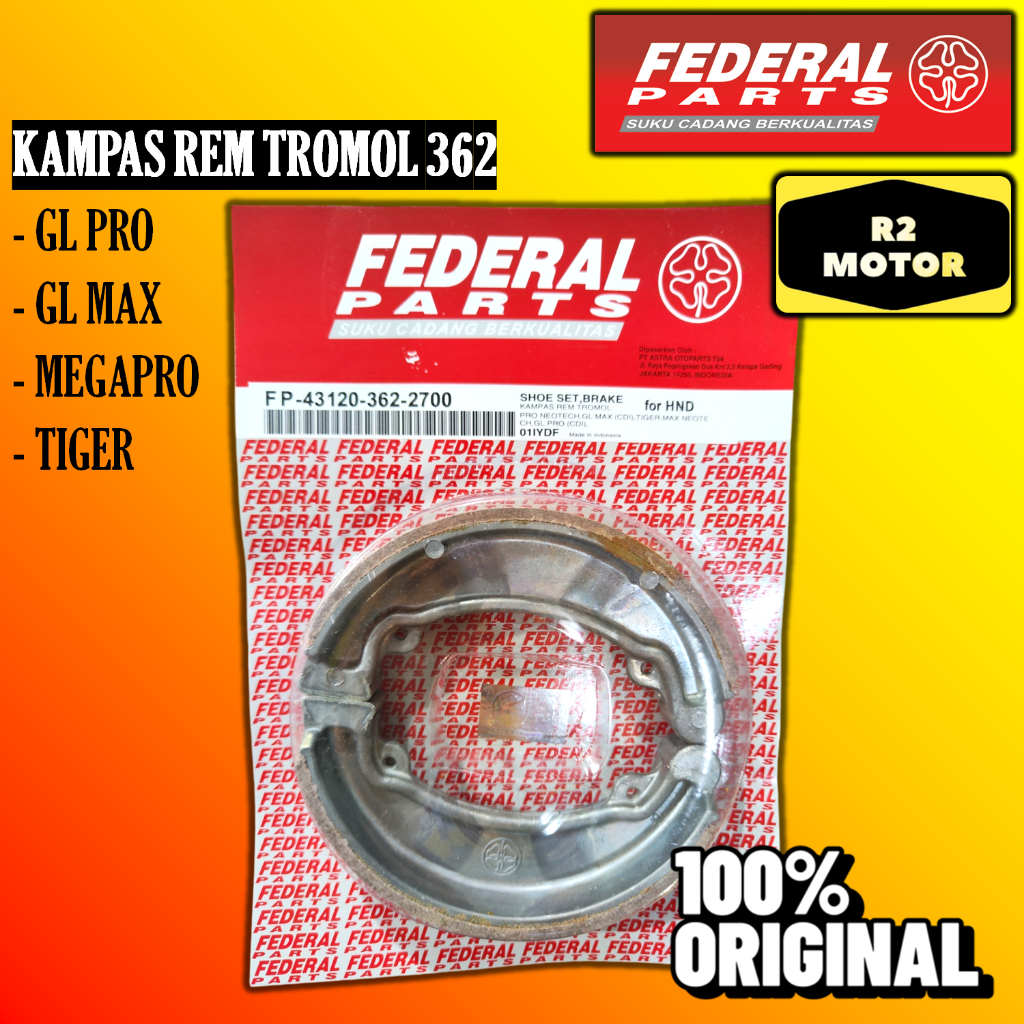 Jual FP KAMPAS REM TROMOL BELAKANG PLUS PER 362 GL PRO MAX NEOTECH ...