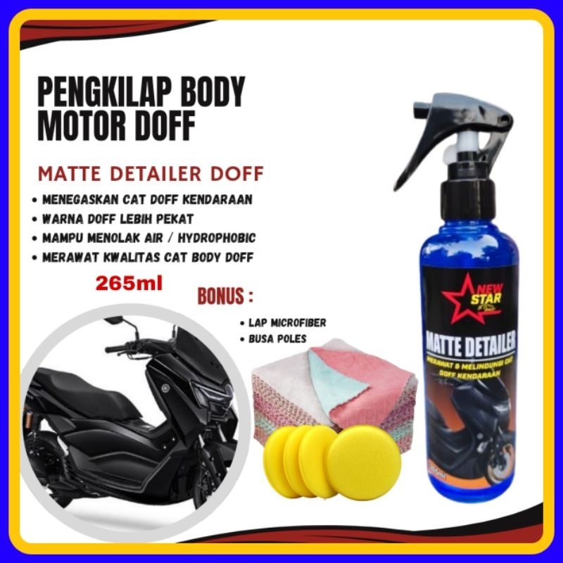 Jual Matte Detailer-Pengkilap Body Motor Doff/Perawatan cat doff ...