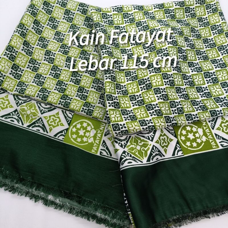 Jual Kain Batik Fatayat Sanwosh Sutra Seragam Fatayat Premium Lebar 115 ...