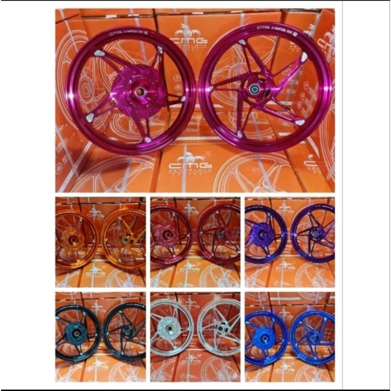 Jual VELG RACING CMG ORIGINAL MG1 CNC BINTANG LAUT VARIO 125/150 -14 ...