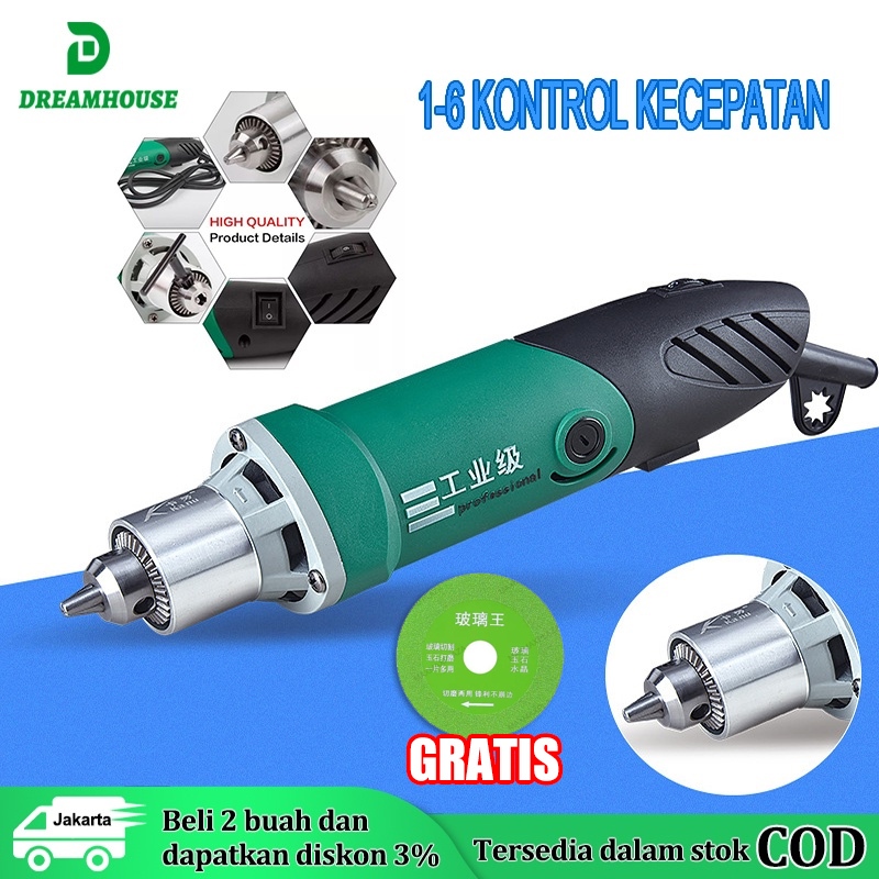 Jual Mini Engraver 6mm Mini Grinder Blister Tuner Bor Ukir Grafir 480w ...