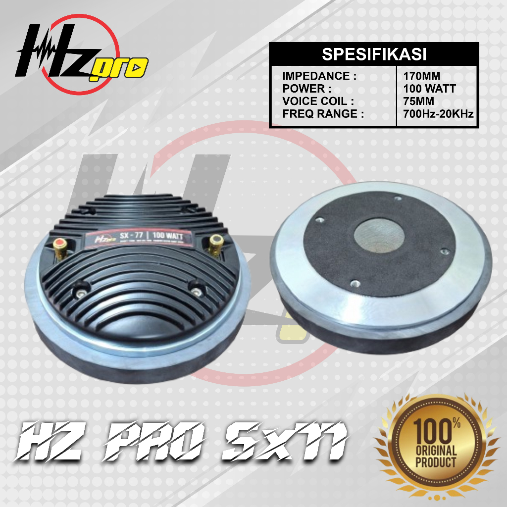 Jual DRIVER TWEETER HZ PRO SX 77 ORIGINAL | Shopee Indonesia