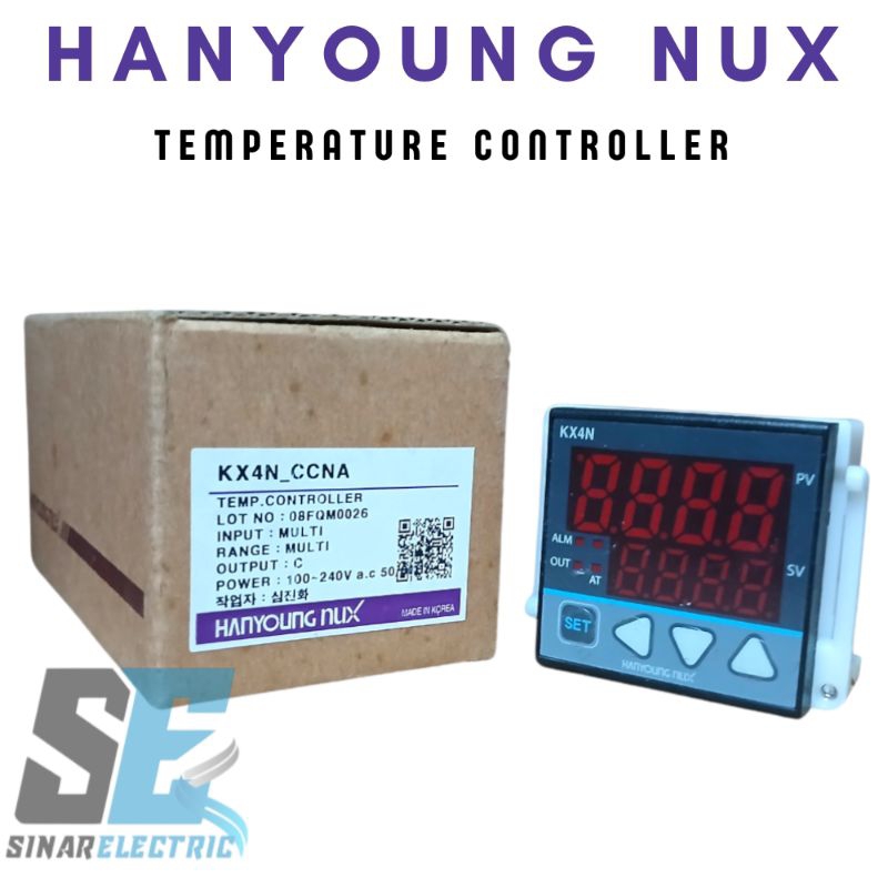 Jual Hanyoung Nux Temperature Controller Pengontrol Suhu Tipe KX4N CCNA | Shopee Indonesia