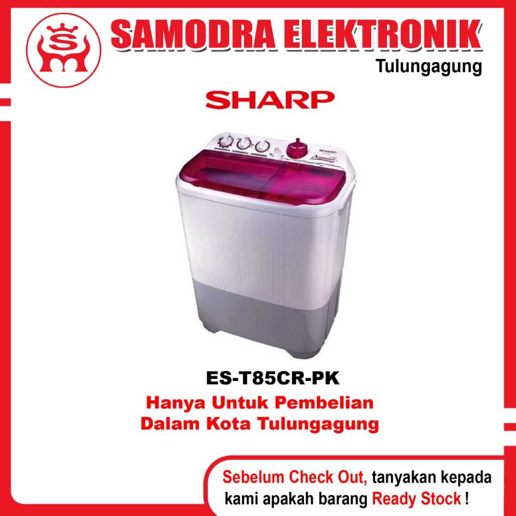 Jual Mesin Cuci Sharp ES-T85CR-PK | Mesin Cuci Sharp 8kg | Mesin Cuci ...